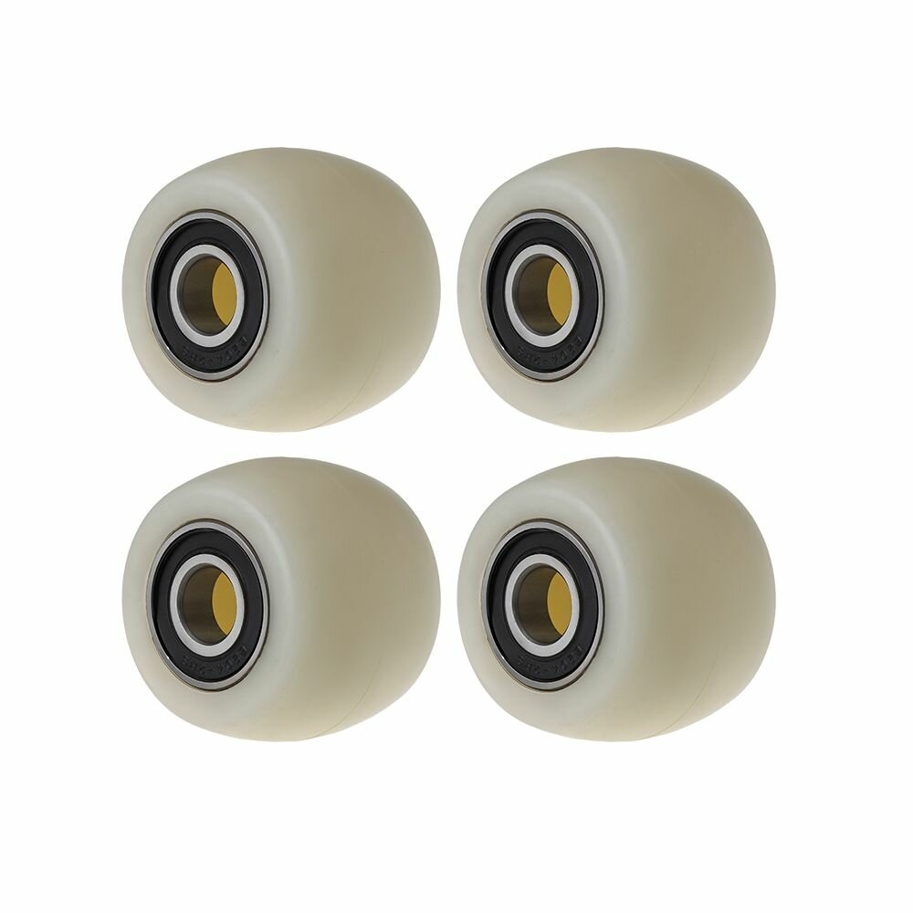 Ролики нейлоновые, ролики для рохли NR90+1 бочка, 80х60 мм, 800 кг, комплект - 4 шт.