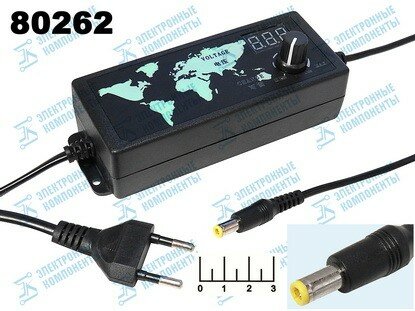 Блок питания 3-24V 1.5A KJS-1508/OT-APB27 (5.5*2.5) с регулировкой