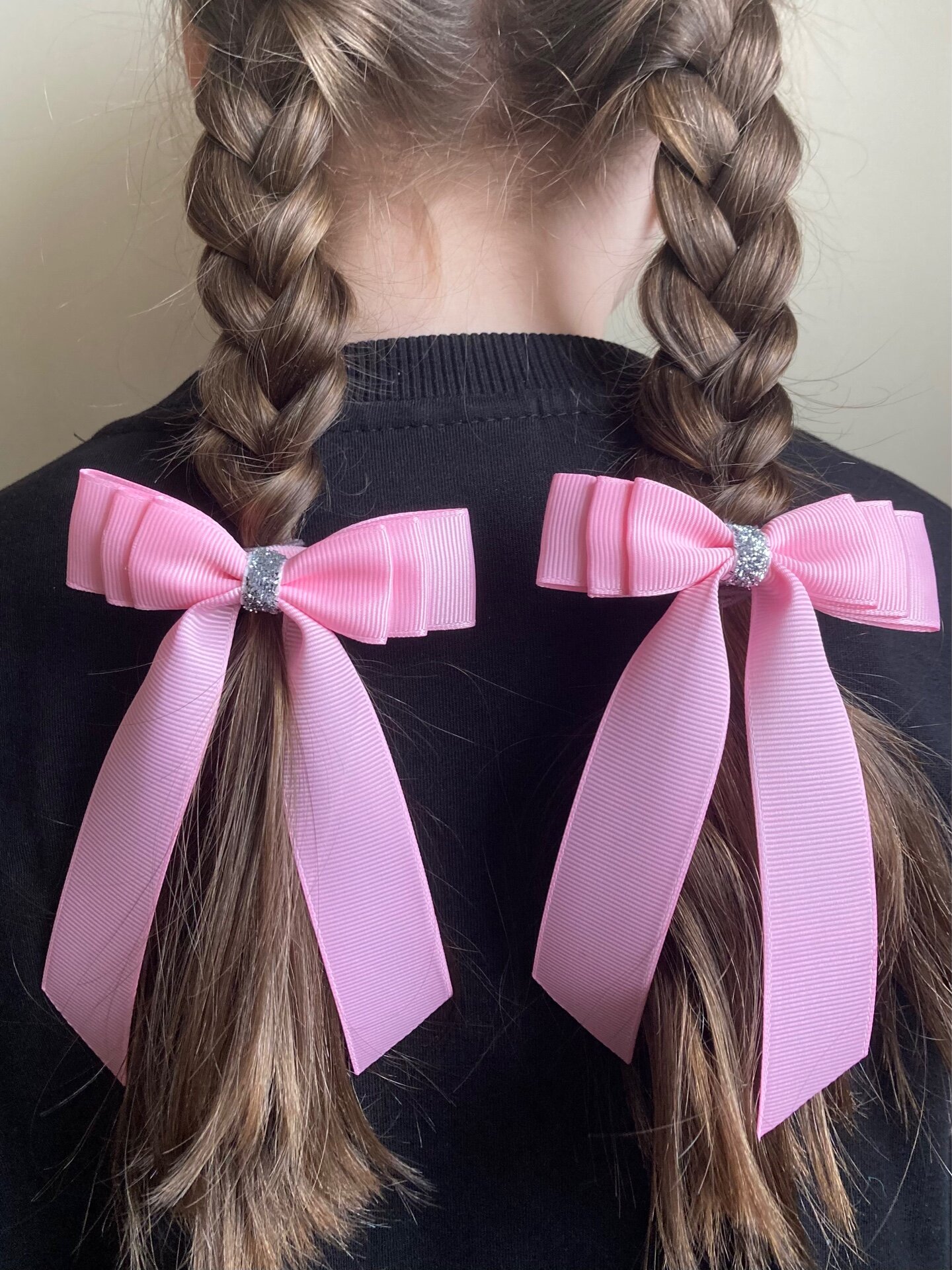 Бант на резинке MALETOK 2 шт, цвет розовый