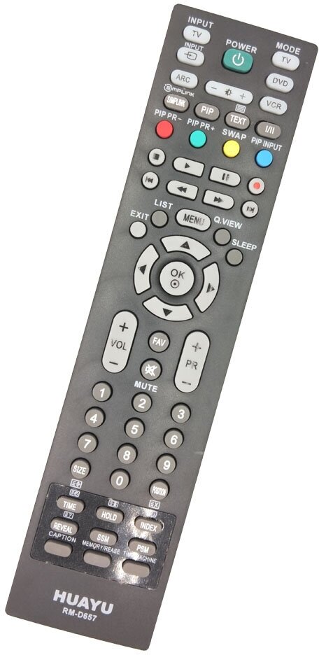 Пульт для телевизора ДУ универсальный Huayu LG RM - D657 LCD TV
