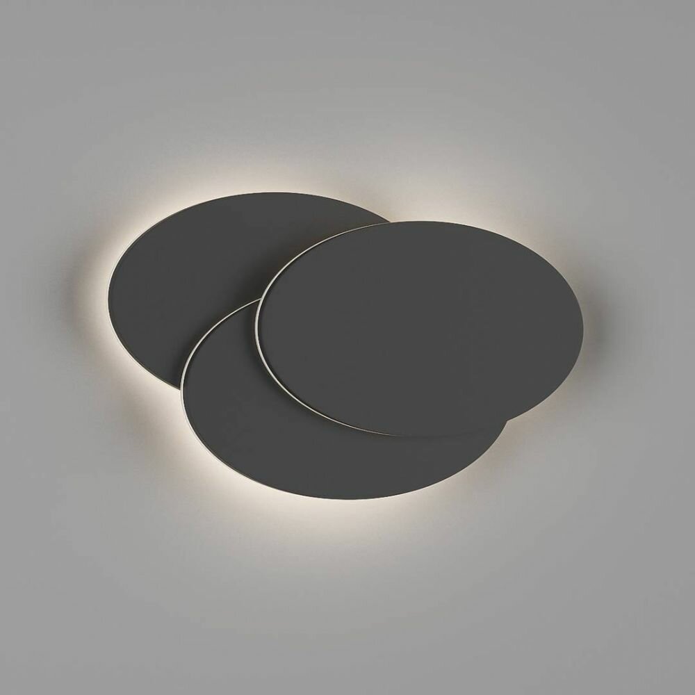 Светильник Настенный DesignLed O-SHADE GW-6809R-12-BL-WW 12Вт Черный, Теплое Белое Свечение / СВГ 003205.