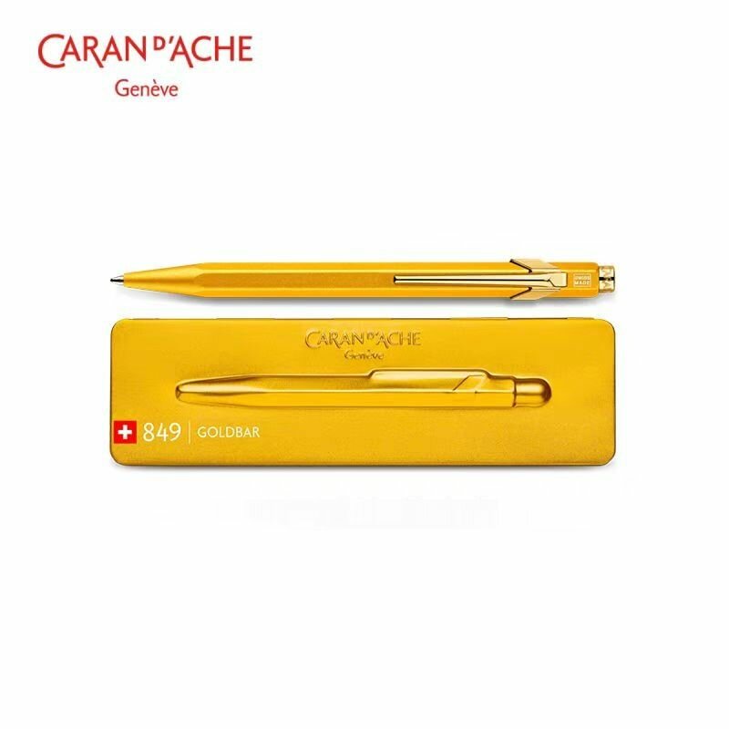 Caran d'Ache GoldBar Шариковая ручка 849 в футляре 849.999