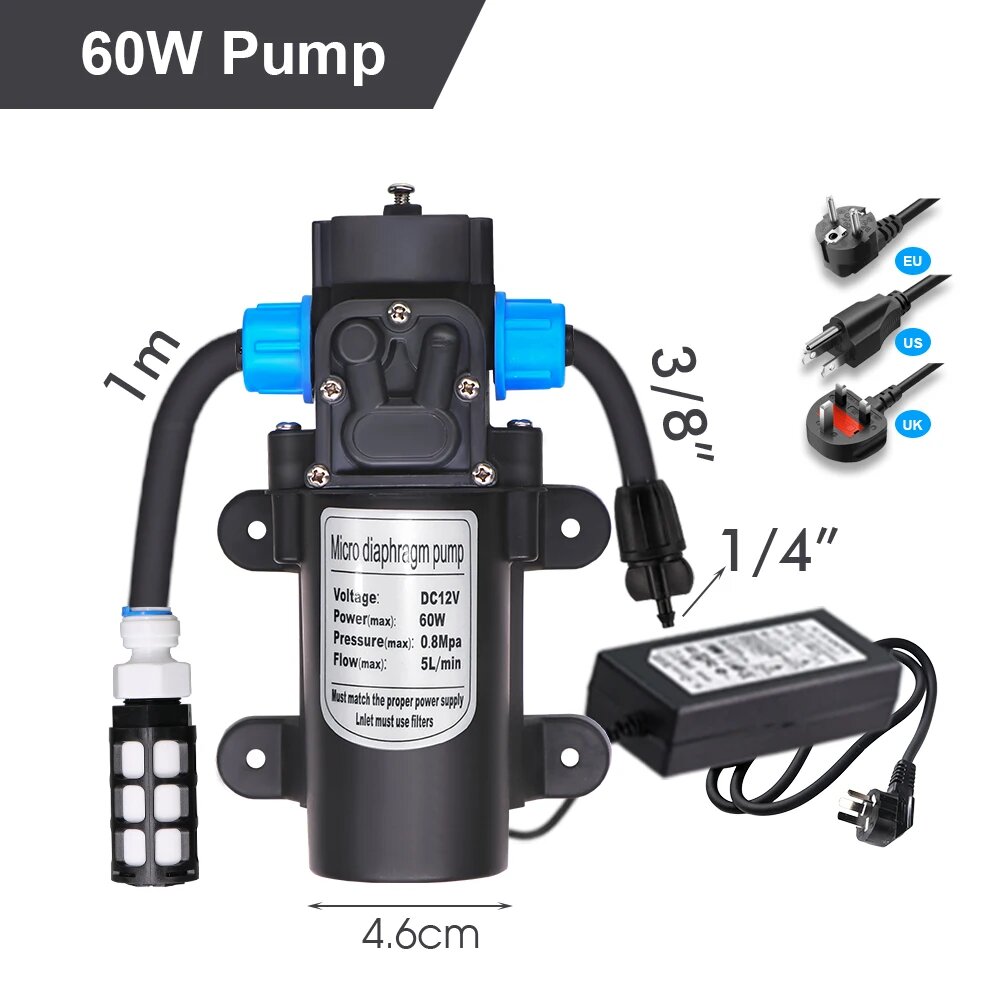 Комплект для тумана MUCIAKIE 60 Вт Черный, X-60W Pump-No Pump