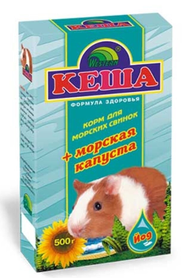 Корм для морских свинок с морской капустой 500г кеша/28