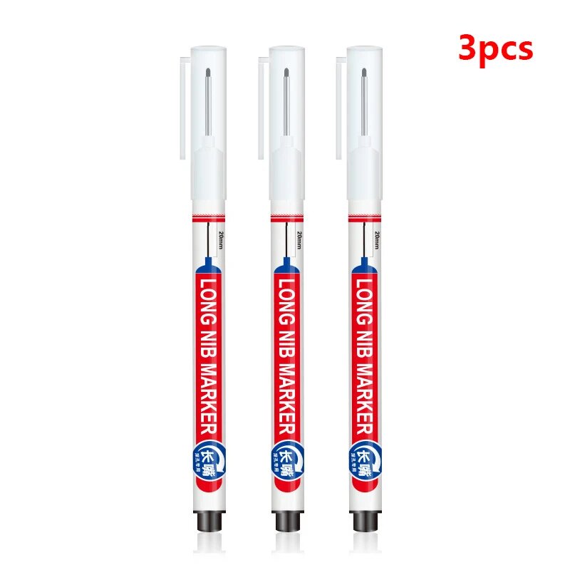 3 шт. водостойкие маркеры HELTC 20 мм Белый, Black