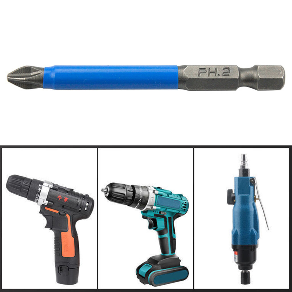 Набор отверток, 6 шт, магнитный наконечник для электрической дрели, аксессуары инструментов, используемые работниками