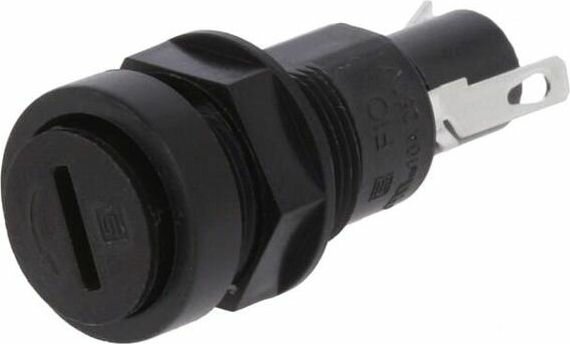 Держатель SCHURTER 0031.1381 трубчатые предохранители 5x20мм 10А -40 -85 град. C IP40 1 шт