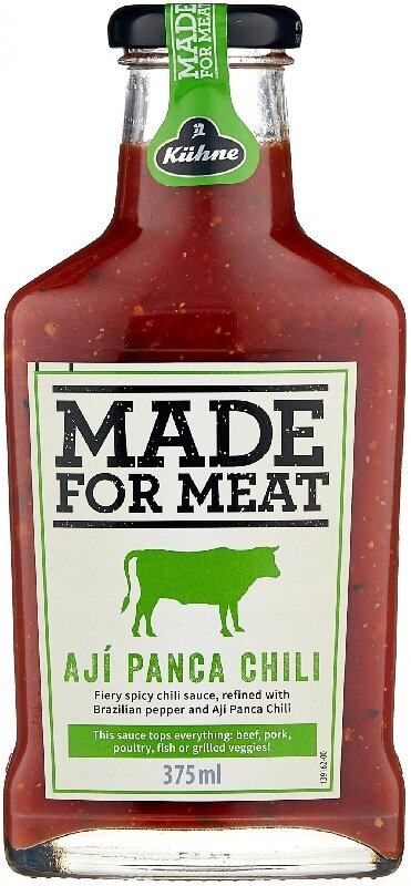 Соус KUHNE "Made for Meat" томатный с перцем Чили и Кинзой /стекло/ 375мл