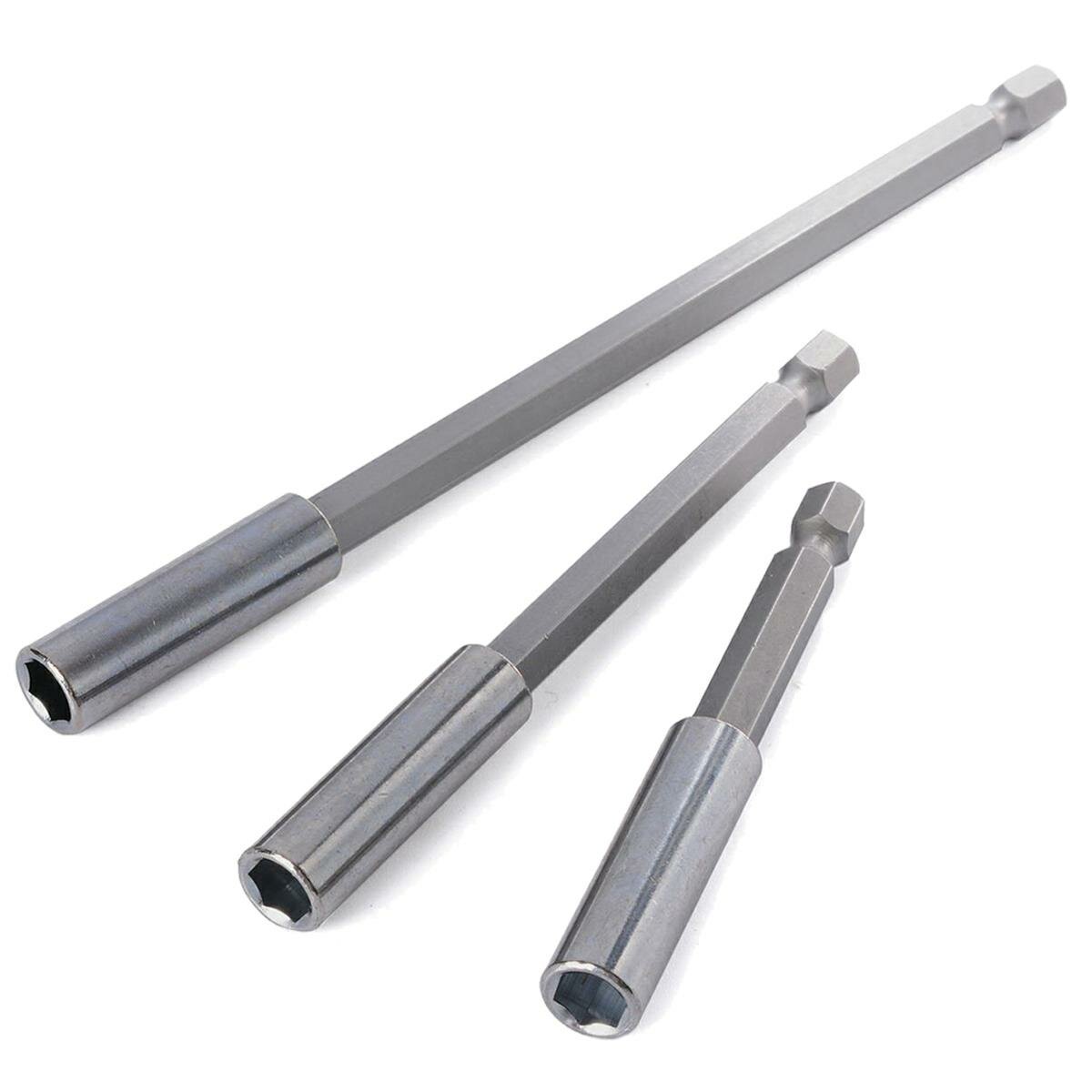 3шт магнитный держатель бит 75 100 150 мм сменный 1/4 дюймовый шестигранный хвостовик