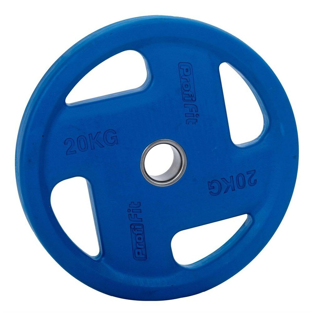 PROFI-FIT Диск обрезиненный FASSION цветной D51 мм PROFI-FIT 20 кг Синий
