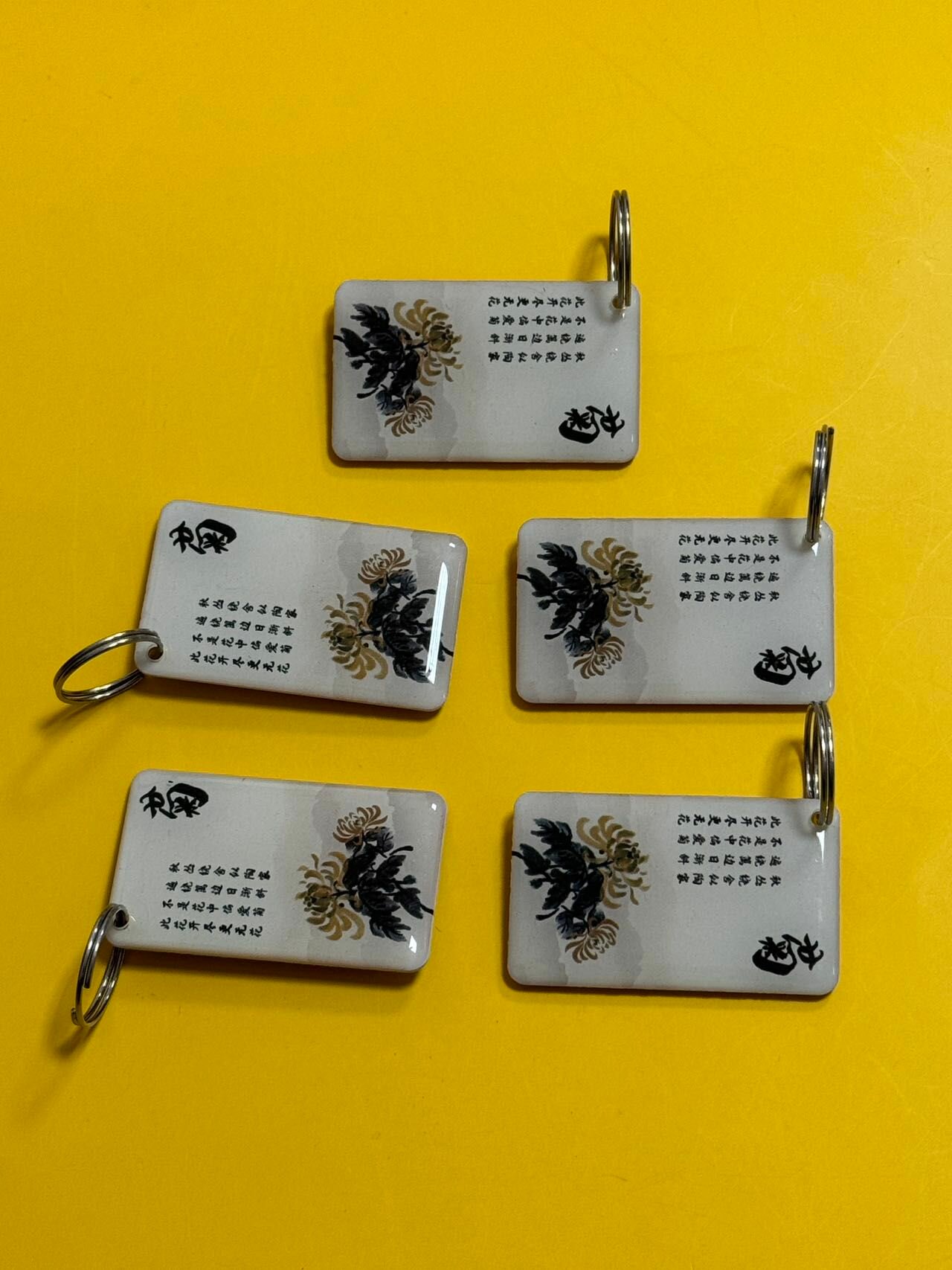 Прокси RFID Т5577 125Khz Бесконтактный Хризантема 5шт