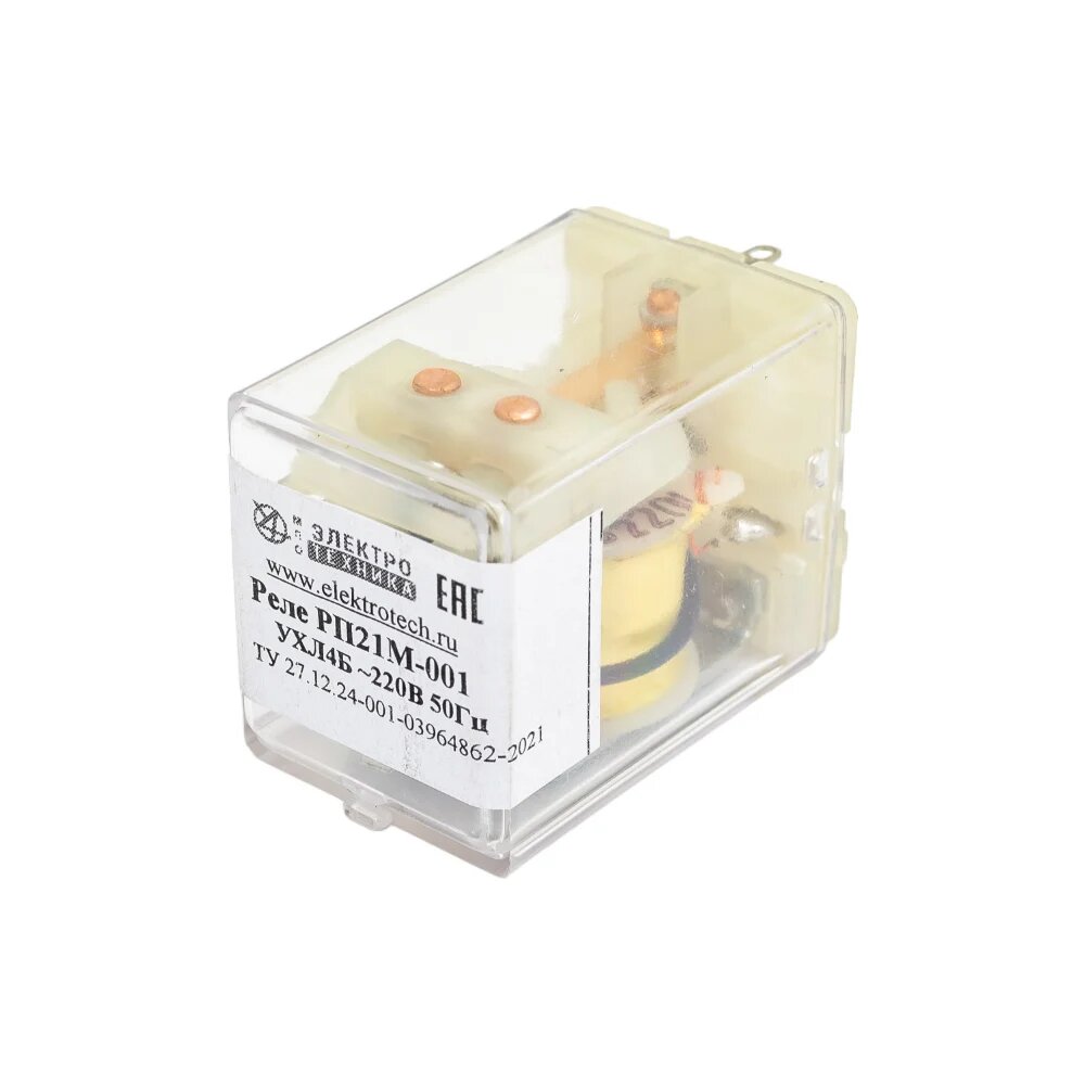 ООО МПО Электротехника Реле промежуточное РП21М-001 УХЛ4Б 220/50 20018510