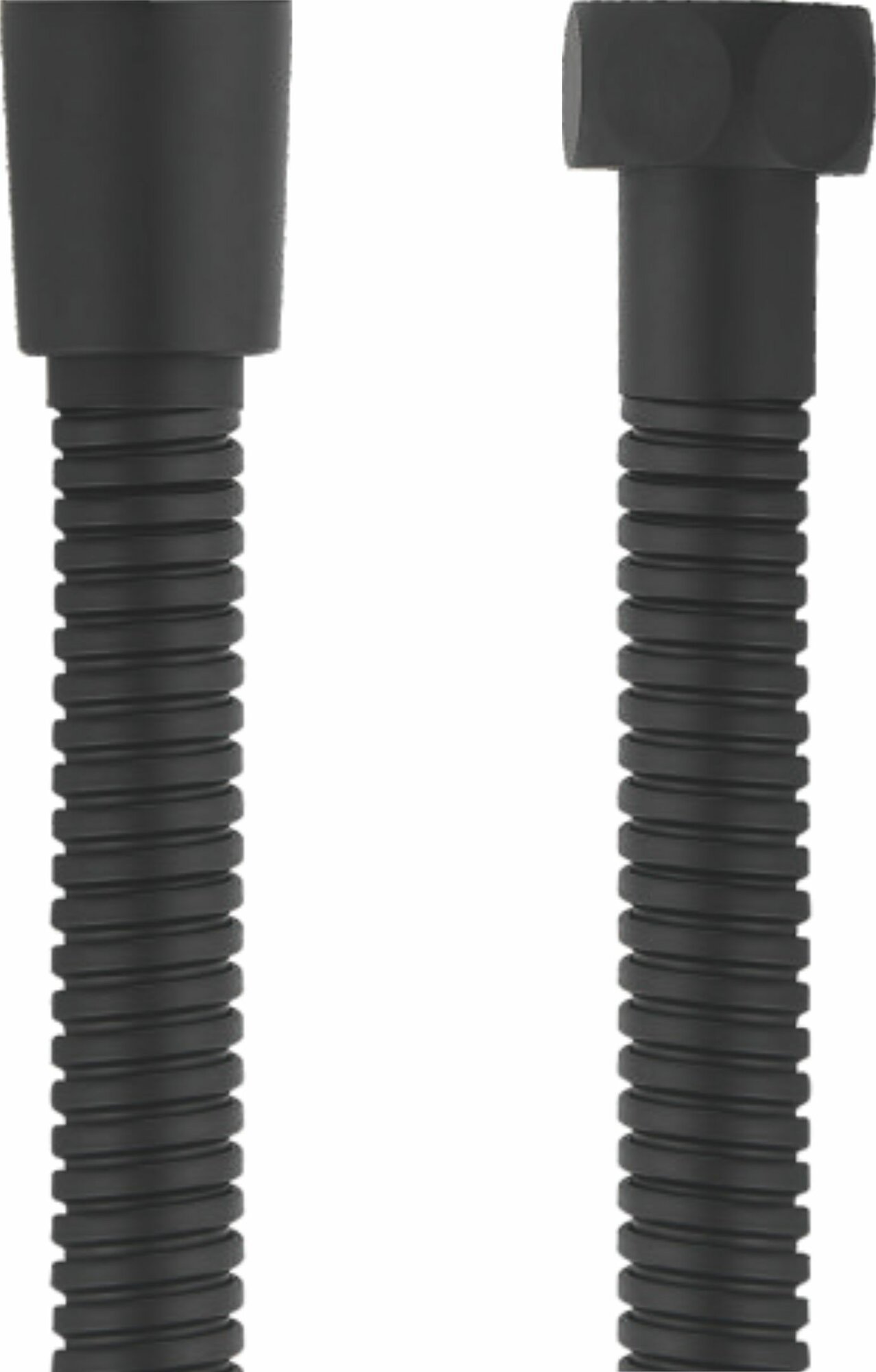 Шланг для душа 1,25м усиленный с защитой от перекрута из нержавеющей стали черынй BR03-7