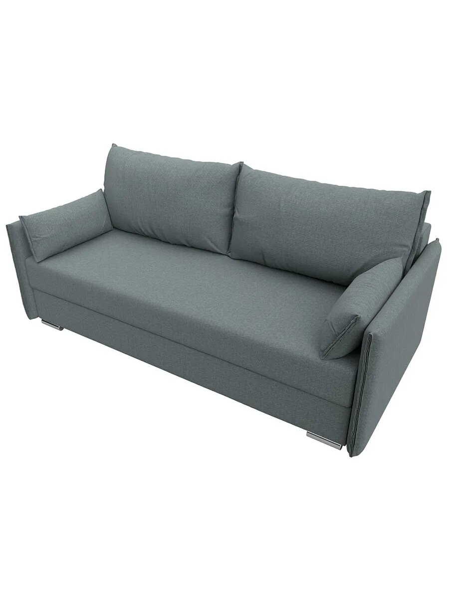 Диван прямой Соломон, 204x106x91 см, с ящиком для белья, рогожка