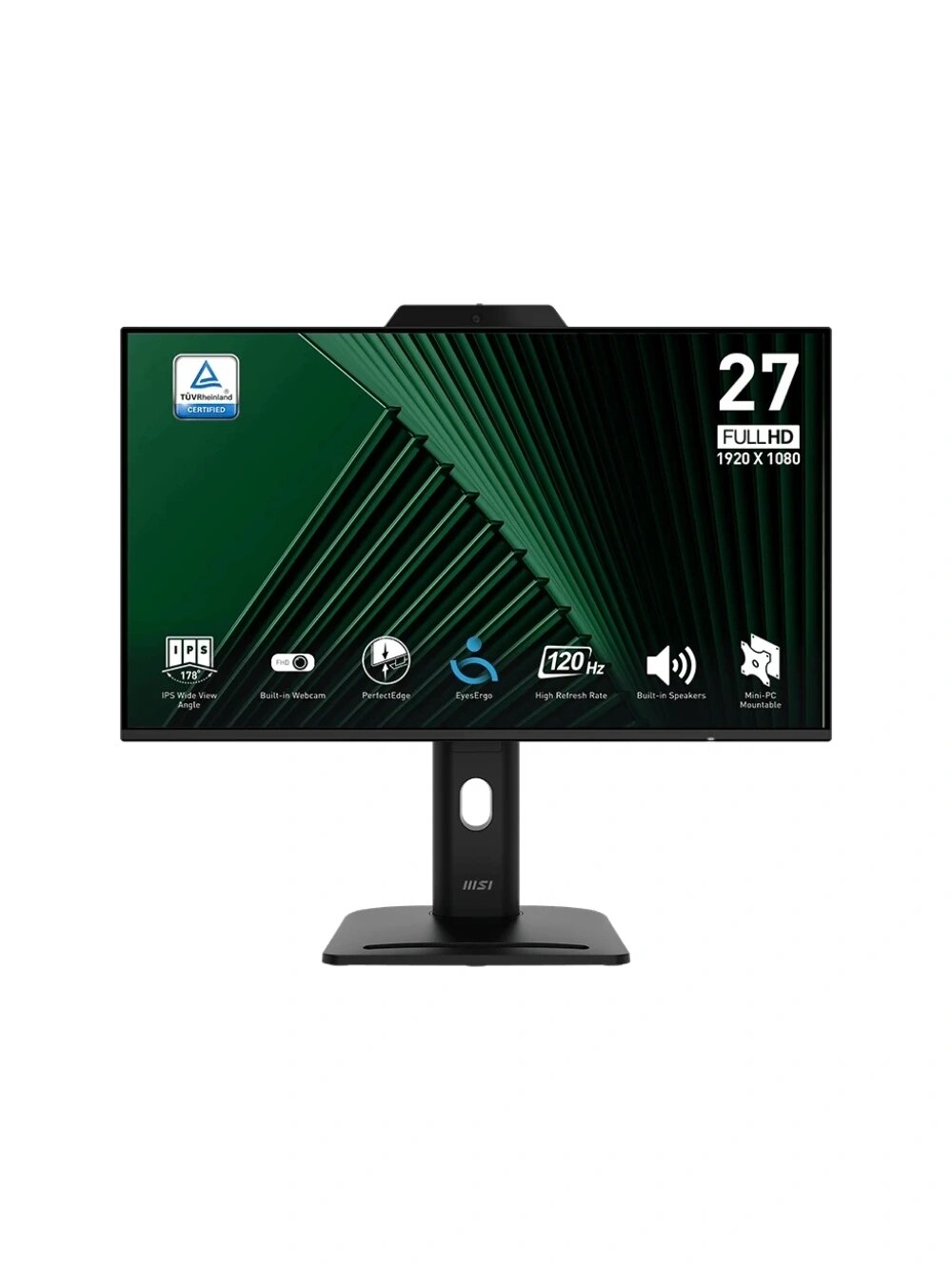 Монитор 27" MSI Pro MP272PMG, 1920х1080, 120 Гц, IPS, черный (9s6-3pd99t-004)