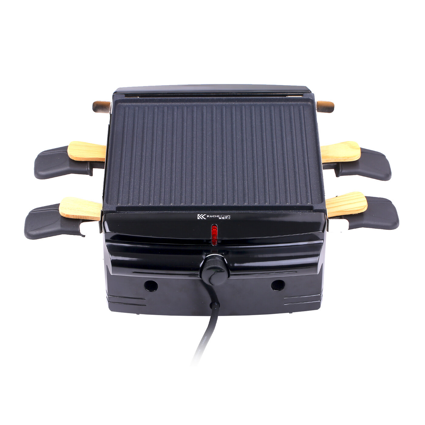 Электрический бездымный гриль с 4 противнями, EU Plug