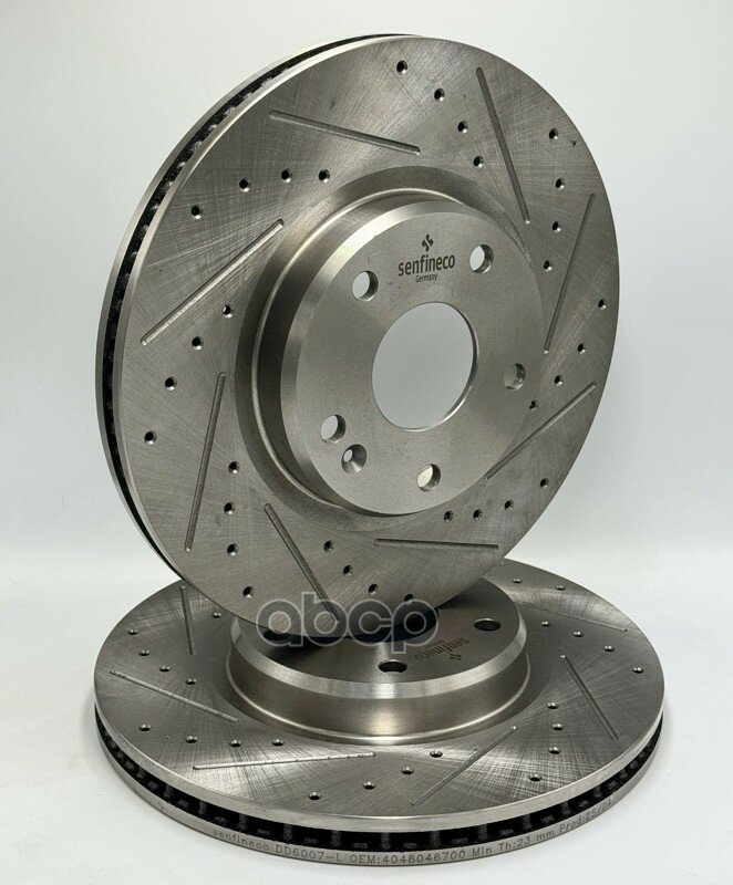 Диск тормозной передний BELGEE X50 (2023~) GEELY COOLRAY (2018~) (296mm) SENFINECO арт. DD 6007