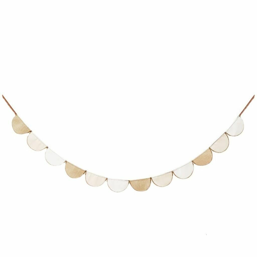 Флажки гирлянда из хлопка