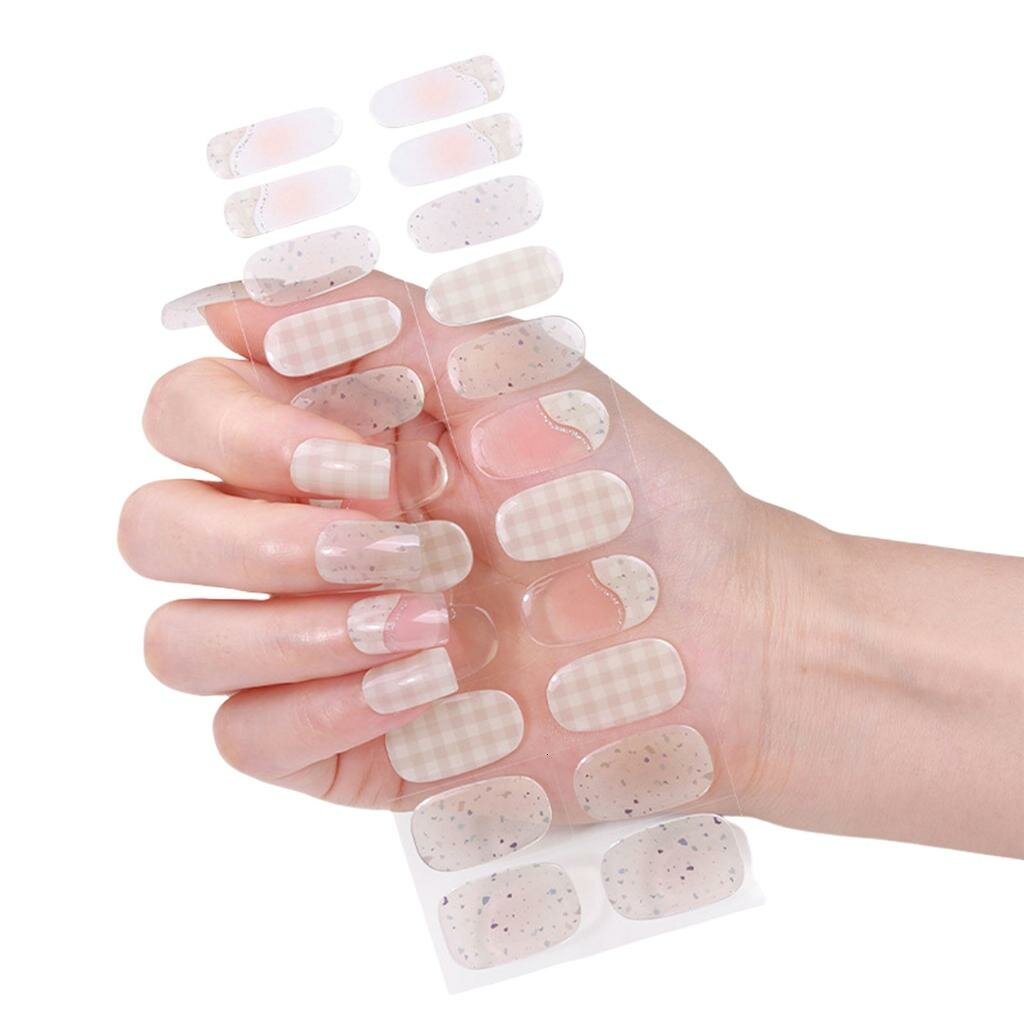 Гели для ногтей Наклейки для френча Обертывания Полоски лака