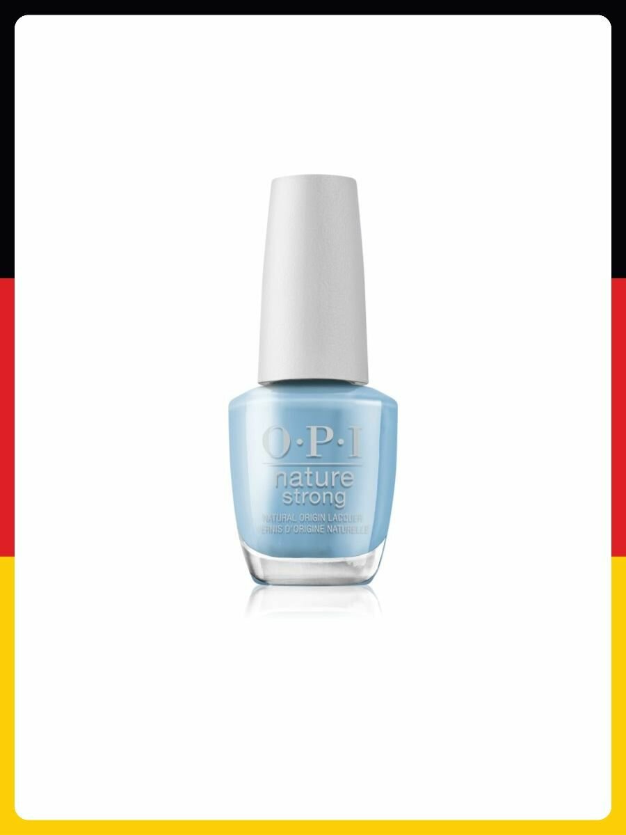 Лак для ногтей OPI Nature Strong nail polish Big Bluetiful Planet, 15 мл