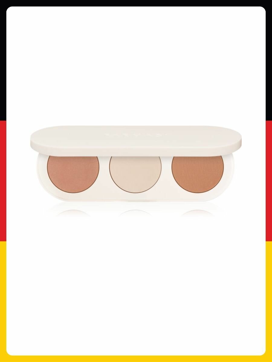 Палетка для контуринга Farmasi 3-in-1 Cheek Contouring Palette, 13 г