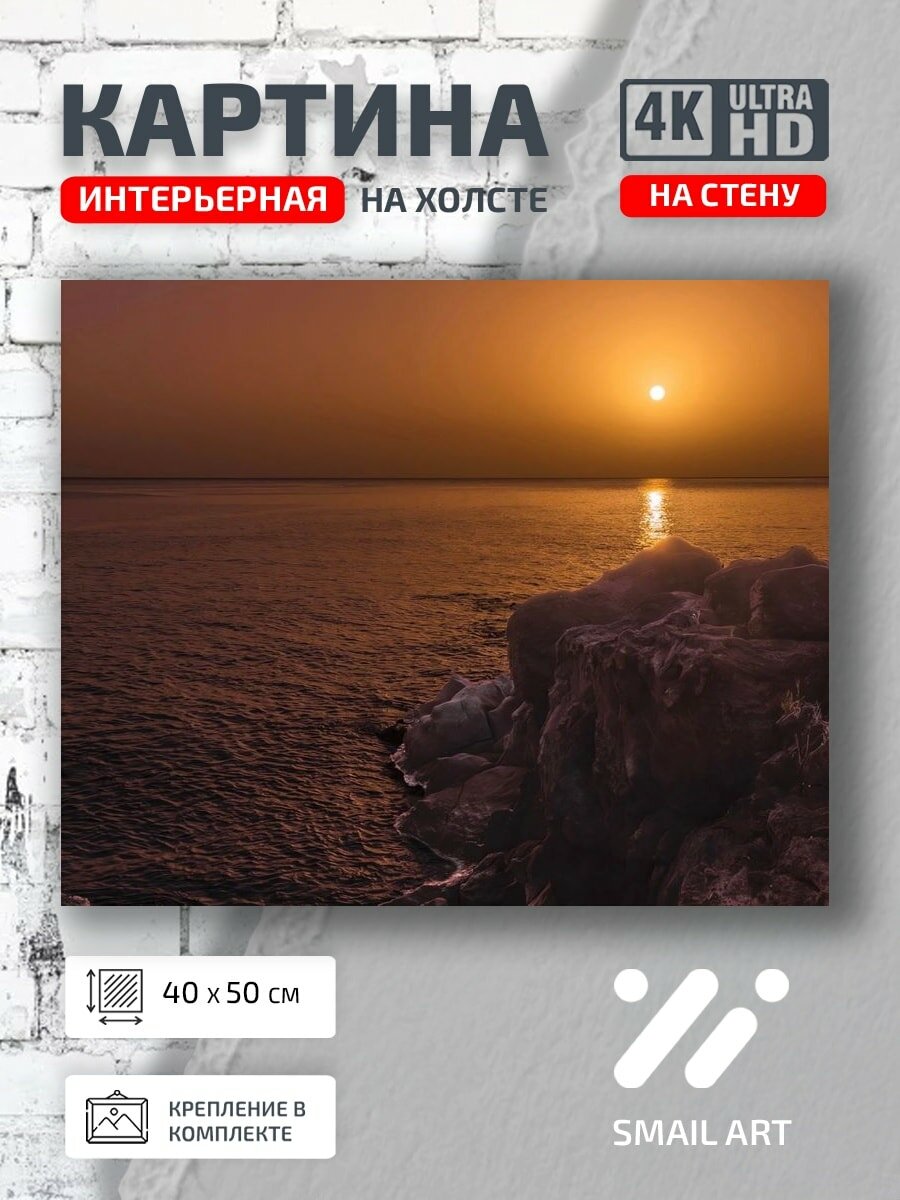 Картина на холсте интерьерная 40 на 50 на стену Республика Конго для студии атмосфера