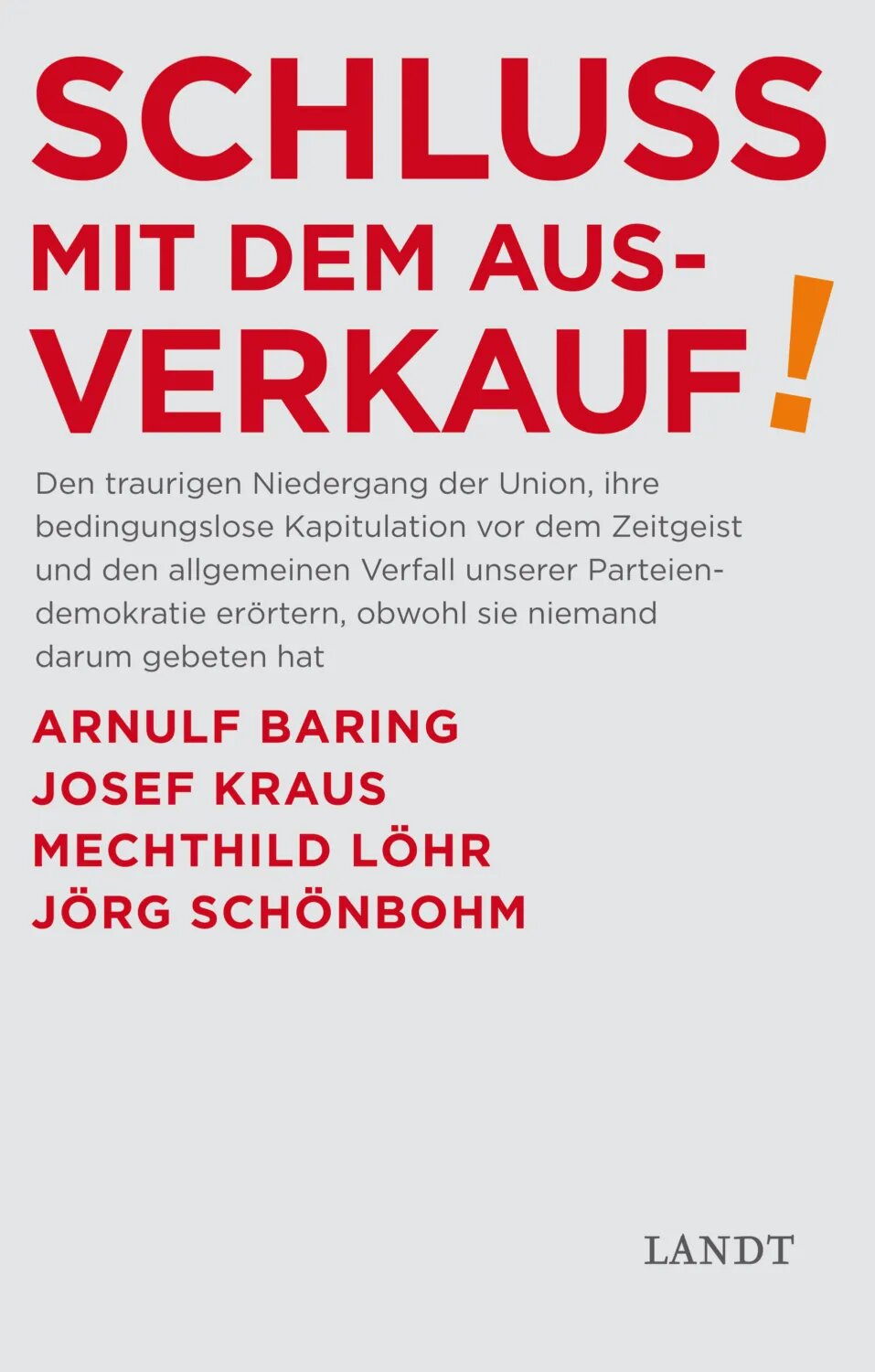 Schluss mit dem Ausverkauf [Цифровая книга]