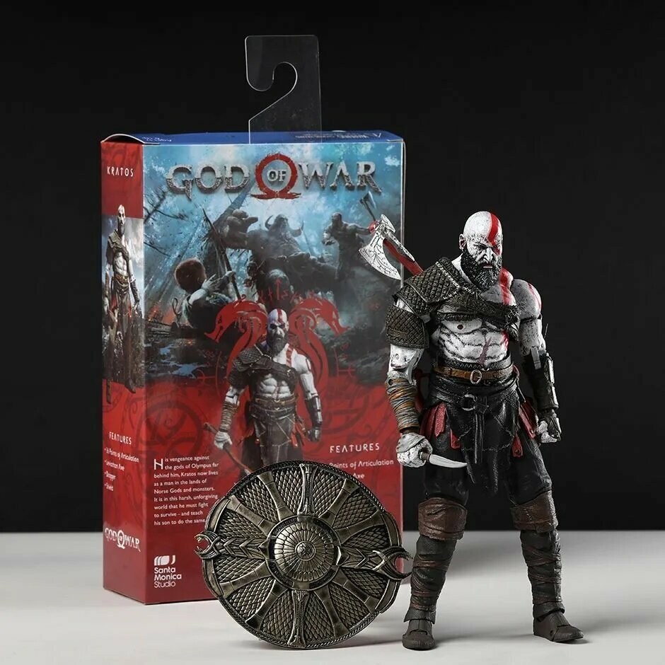 Фигурка Бог войны 4 Кратос Игрушки Подарок/ God of War 4 KRATOS (18см)