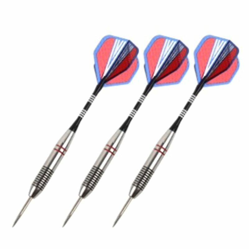 1 набор из 3-х 24-граммовых игл для дротиков нержавеющей стали с красным и синим наконечниками