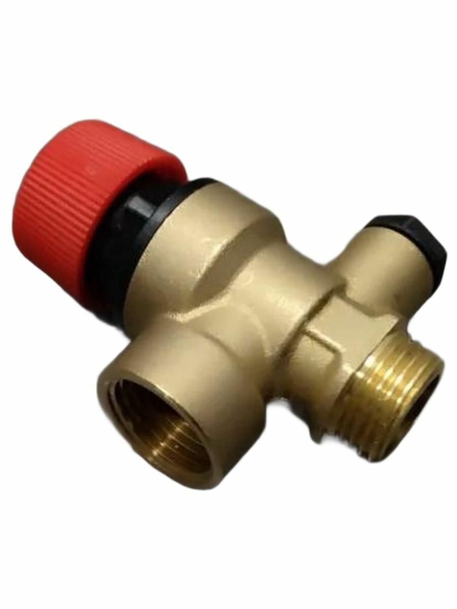 Предохранительный клапан Zota D 1/2" 3бар с отв. д/манометра (арт.-DU4491100139)