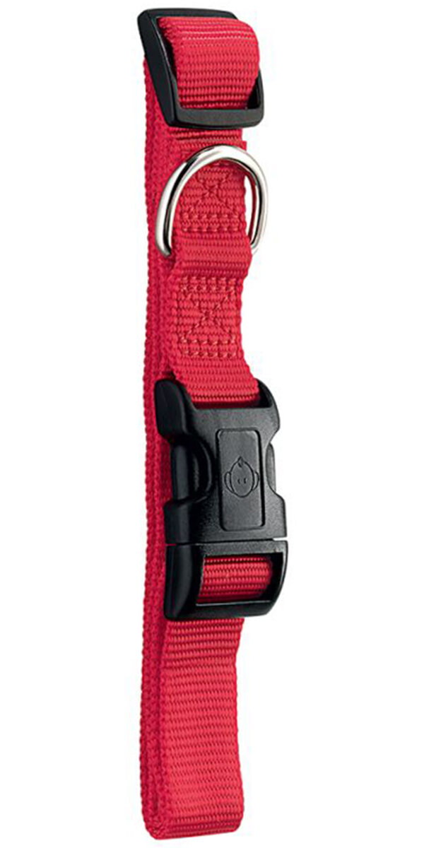 Ошейник для собак Hunter Smart Ecco S (30 - 45 см), нейлон красный
