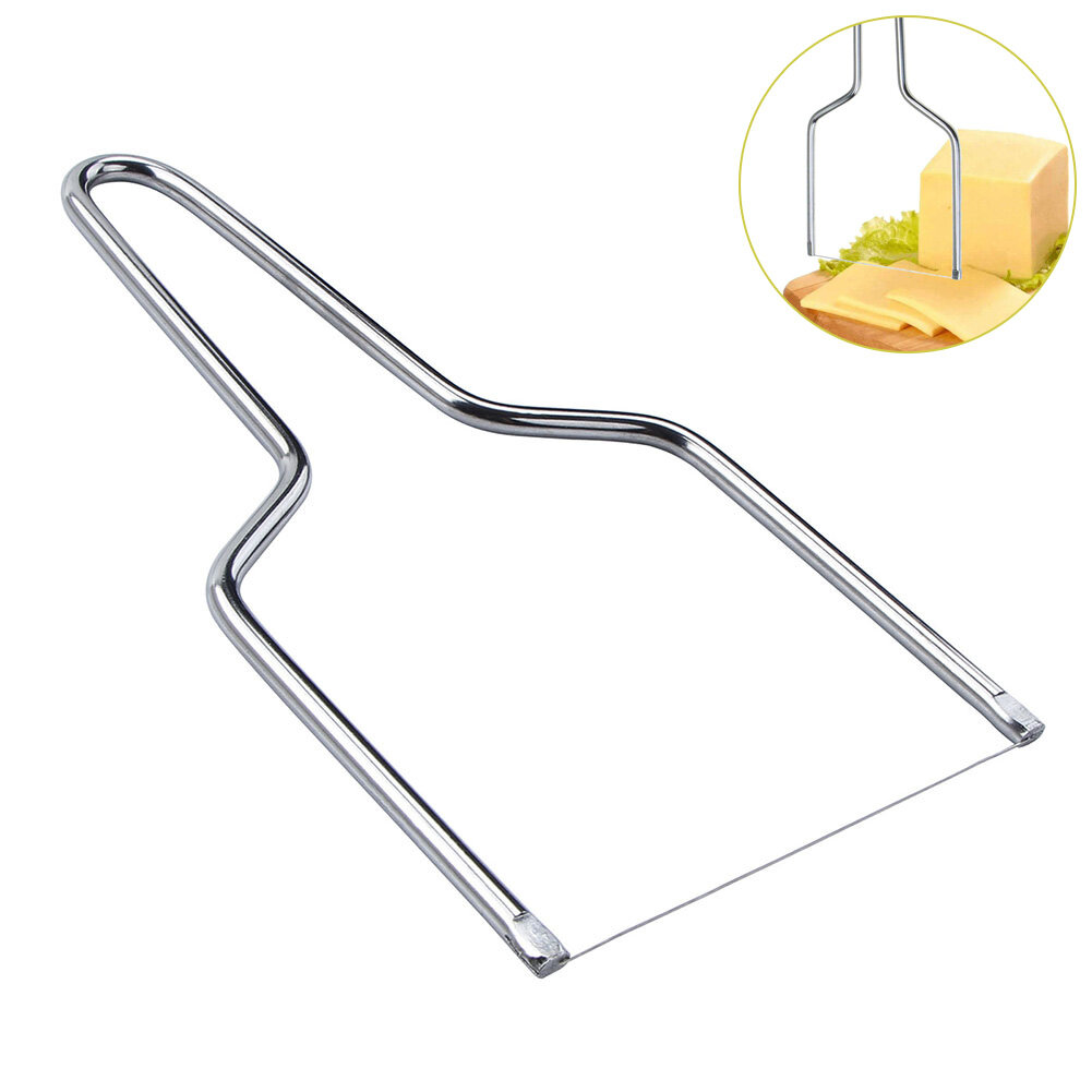 Cheese Slicing Tool Stainless Steel Cutter with Wire Handheld Butter Tools