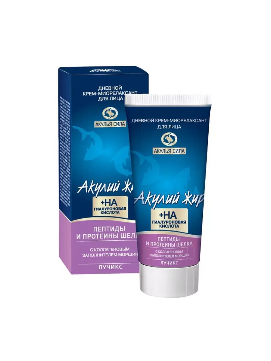 Акулья Сила Крем Д/лица/миорелаксант/днев 50мл - 2 шт.