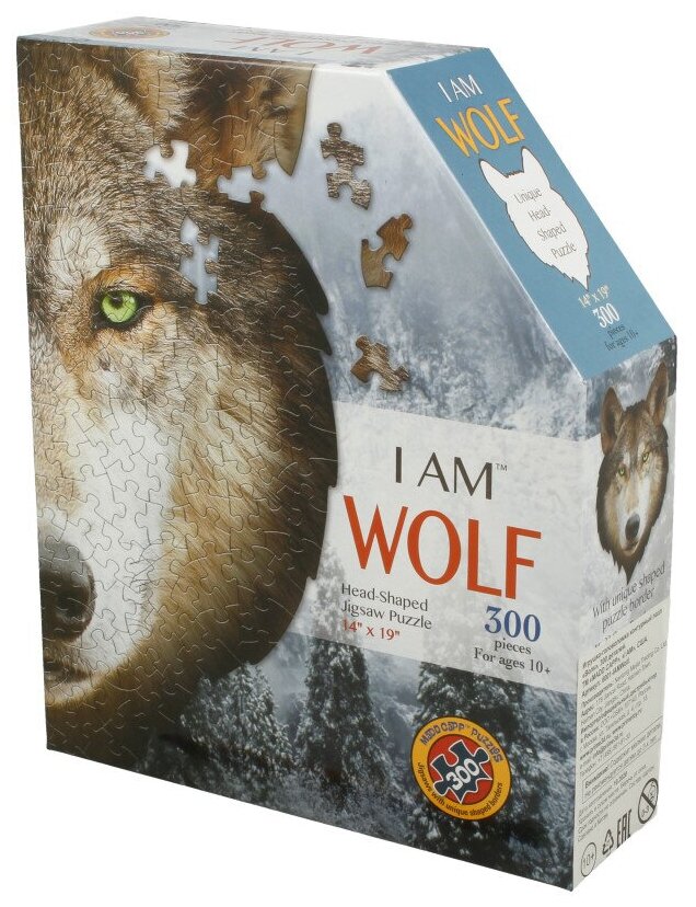 Prime 3D Пазл Волк 300 элементов IAM6001 с 8 лет