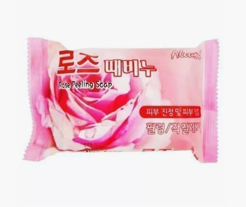 ALEUMI Мыло туалетное Rose, Роза, 150 г