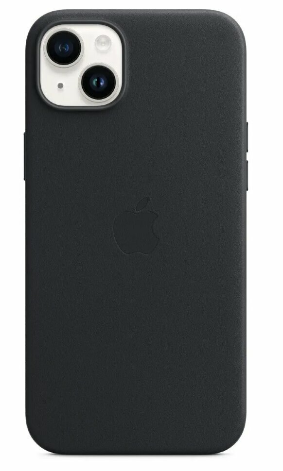 Накладка Apple Leather Case with MagSafe для iPhone 14 Plus Midnight (темная ночь) (MPP93ZE/A)