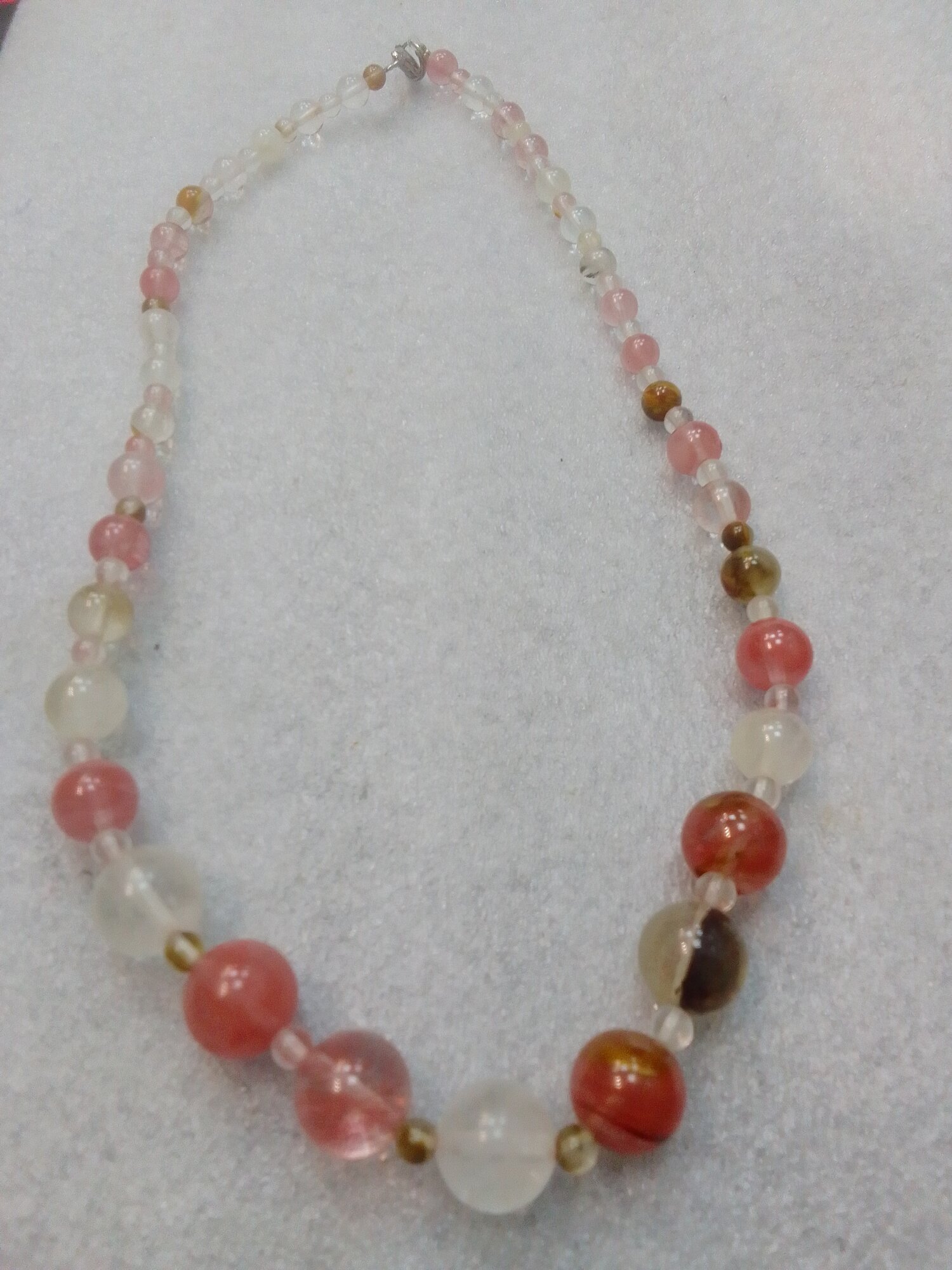 Бусы, халцедон