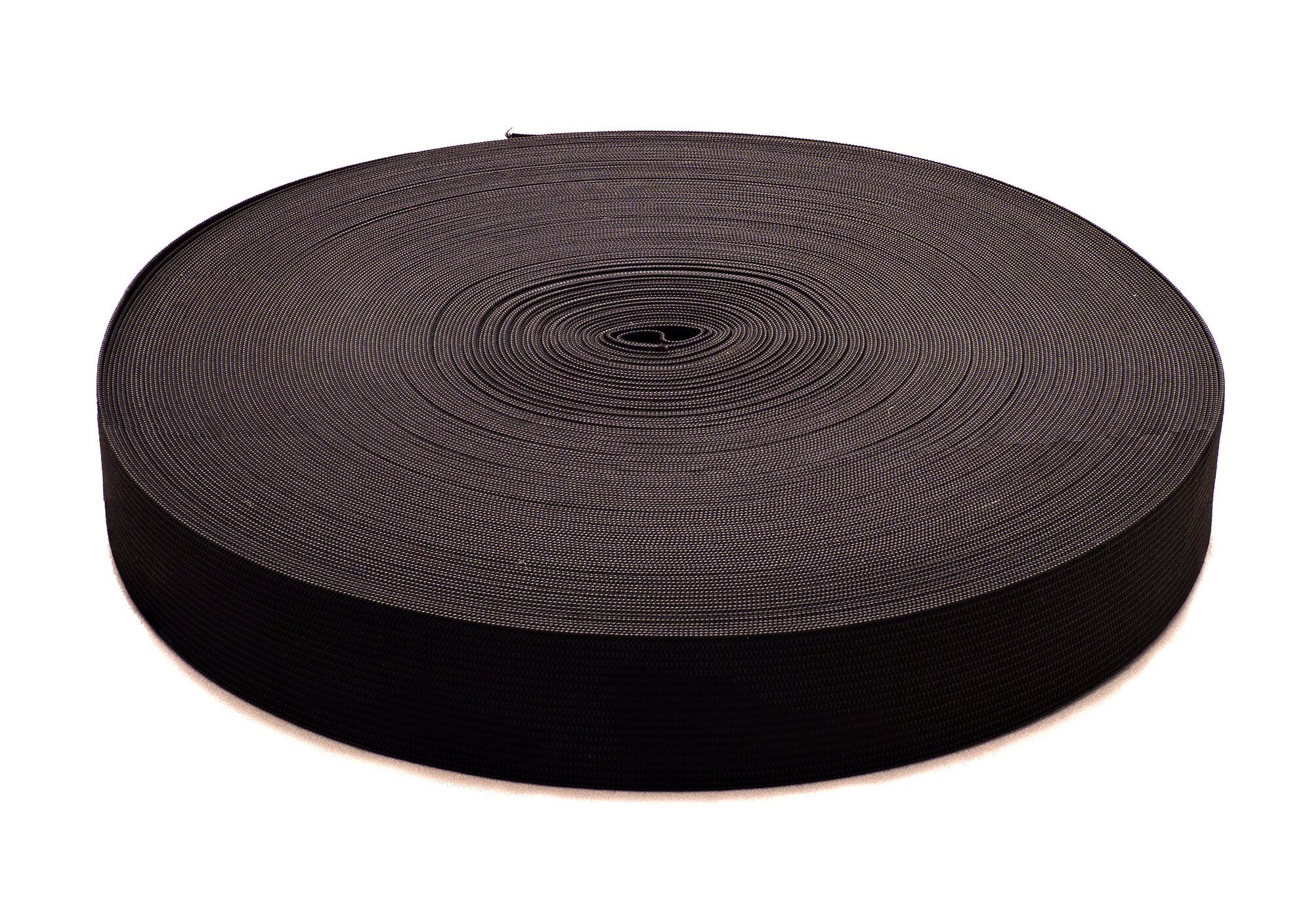 Резинка вязанная 40 мм / 40 метров / черная