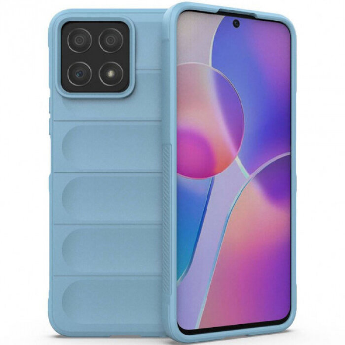 Flex Silicone Противоударный чехол для Honor X8 / X30i с защитой камеры и микрофиброй