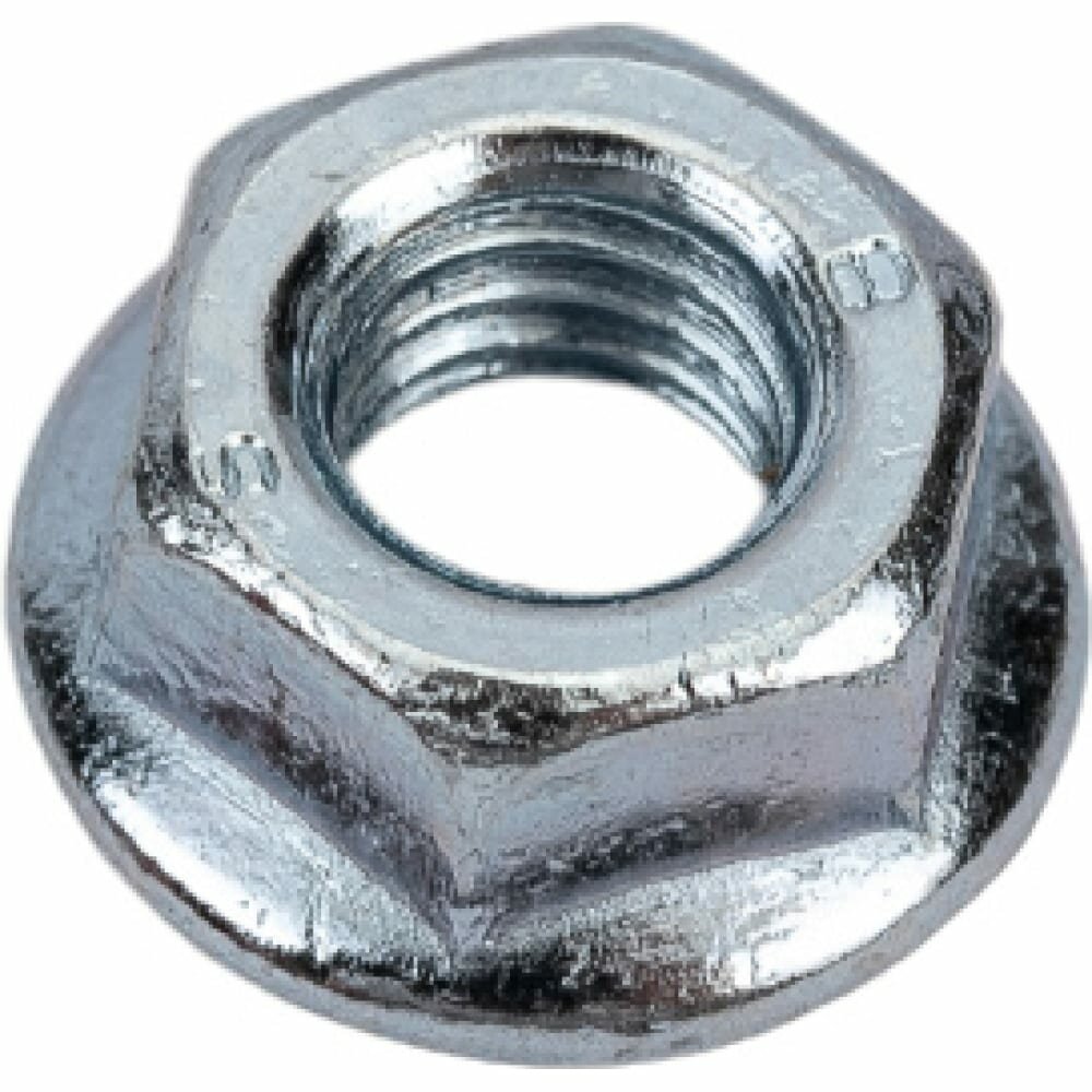 Оцинкованная самоконтрящаяся гайка Стройметиз М6 DIN6923 150 шт.