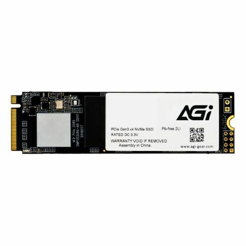 SSD накопитель AGI AI298 AGI2T0GIMAI298 2ТБ, M.2 2280, PCIe 3.0 x4, NVMe, M.2
