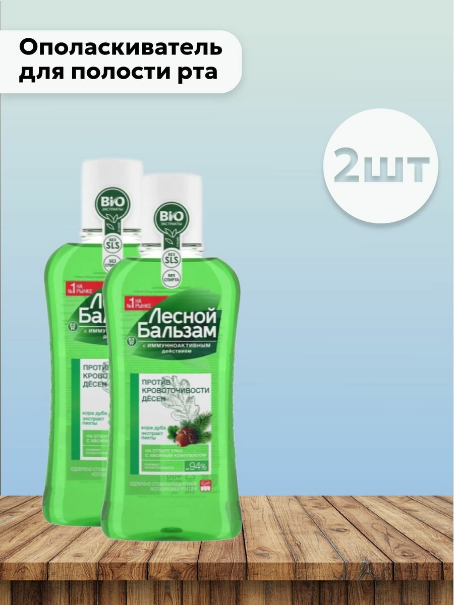 Набор 2 шт Лесной Бальзам Против Кровоточивости