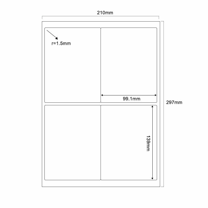 2025 Amazon FBA Печатная бумага SKU Баркодные этикетки Наклейки A4 Самоклеящиеся этикетки Бумага для этикеток формата Letter