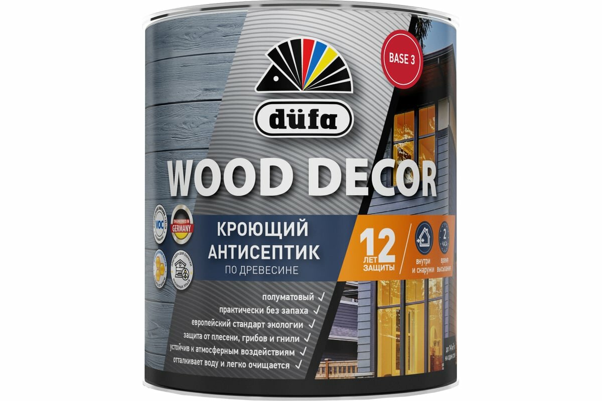 Dufa Антисептик WOOD DECOR база3 0,81л МП00-009616