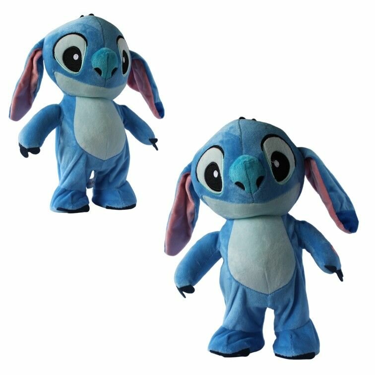Мягкая игрушка интерактивная Stitch, фигурка Стич для ребенка синий