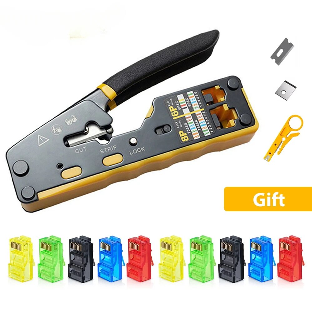 Инструмент для обжима кабелей RJ45 ZoeRax