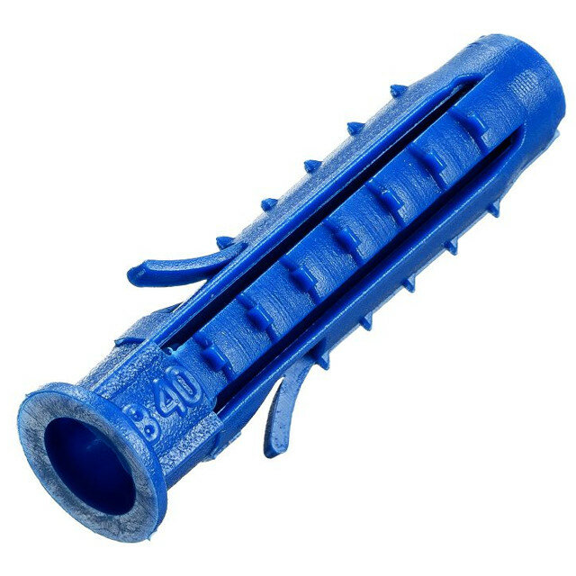 Чапай дюбель универсальный 8х40мм, 50 шт - крепёж для стен и плит для дерева и бетона