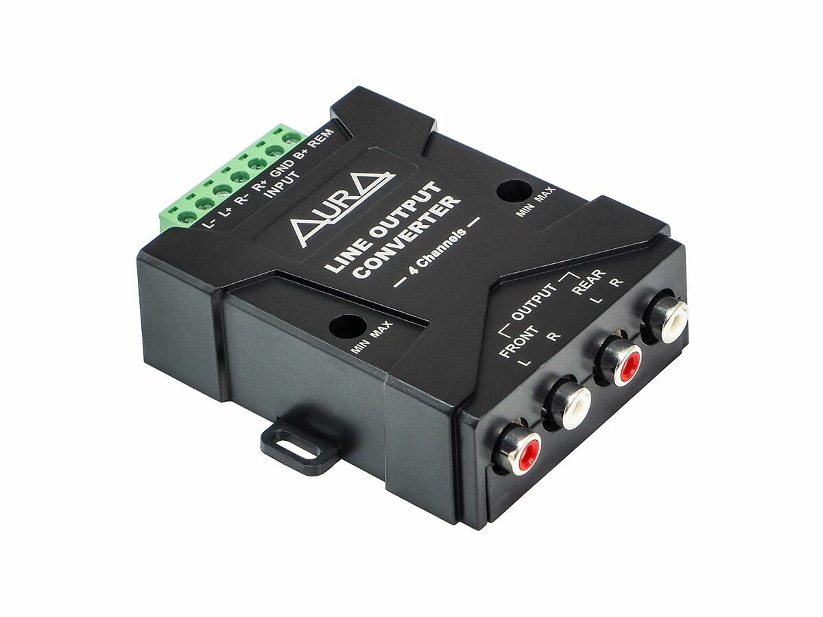 RCA адаптер высокого уровня, Hi/Low, 4 канала, AurA RHL-0604