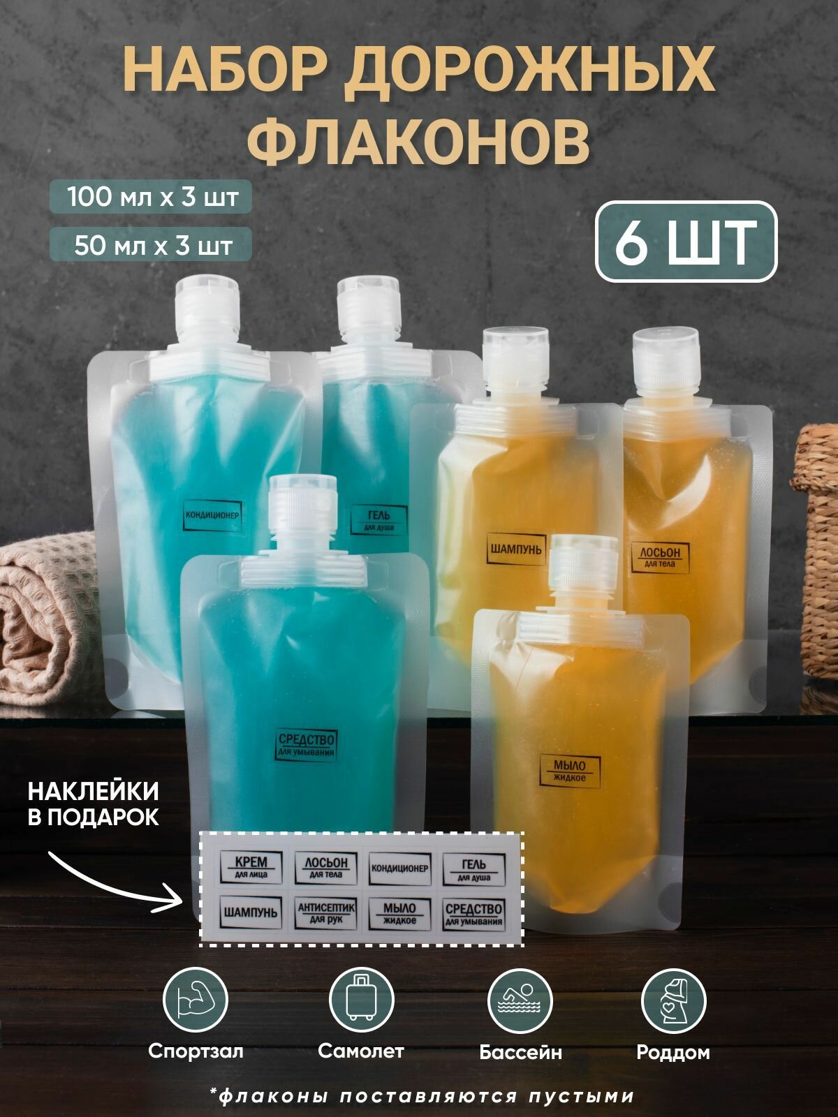 Дорожный флакон