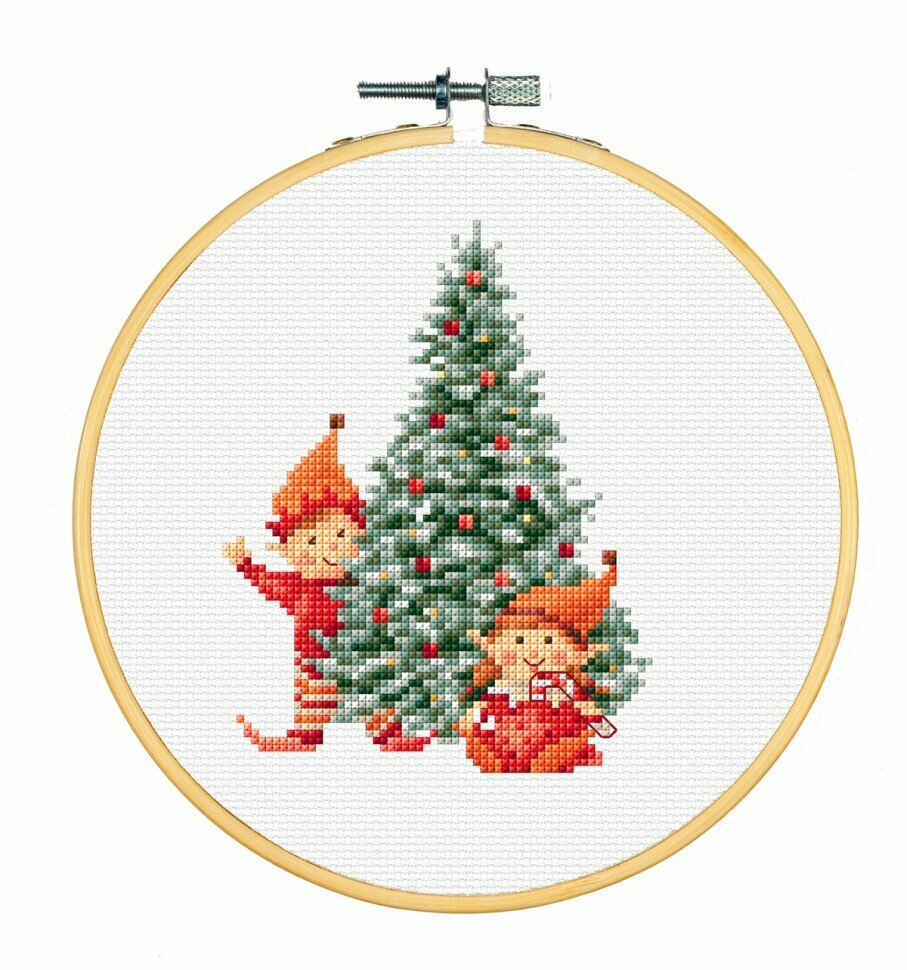 Набор для вышивания Dutch Stitch Brothers #DSB043C С Рождеством, Счетный крест, 15 см
